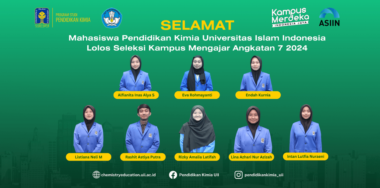 8 mahasiswa Prodi Pendidikan Kimia UII Diterima Kampus Mengajar Angkatan 7 tahun 2024 ...
